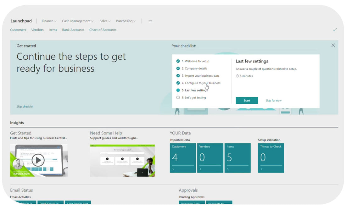 Launchpad™ - The self-guided Microsoft Business Central subscription