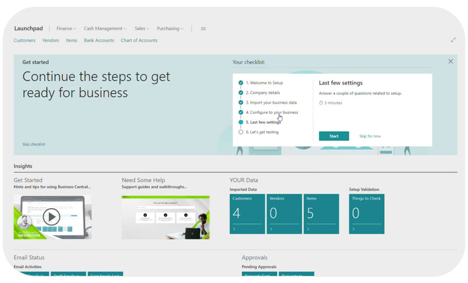 Launchpad™ - The self-guided Microsoft Business Central subscription